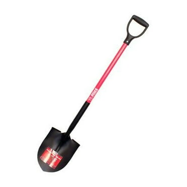 Bully Tools 92719 14-Gauge 3-Inch Trench Shovel with Fiberglass Long ...