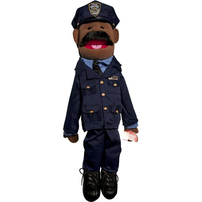 Sunny Toys GS4308B 28 In. Ethnic Dad Policeman- Full Body Puppet ...