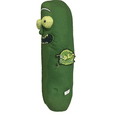 Rick and Morty Giant 19 inch Green Pickle Rick Plushie, Big Stuffed ...