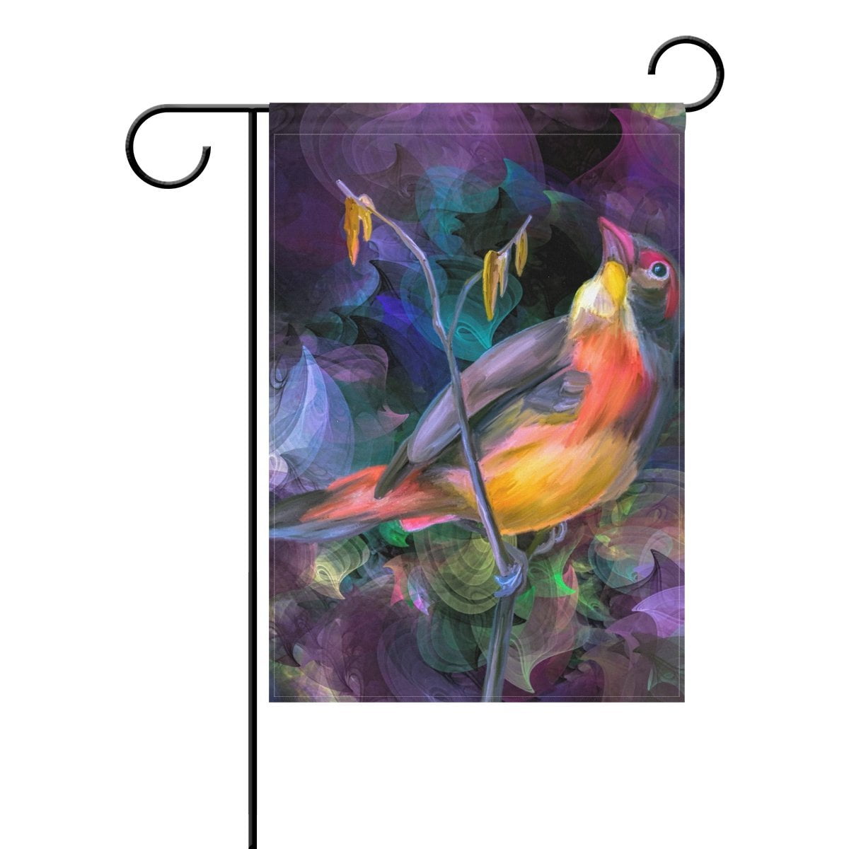 POPCreation Colorful Bird Polyester Garden Flag12x18 inches Outdoor ...