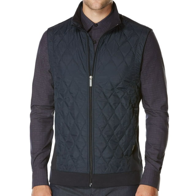 Perry Ellis Womens Solid Quilted Vest, Blue, Small - Walmart.com