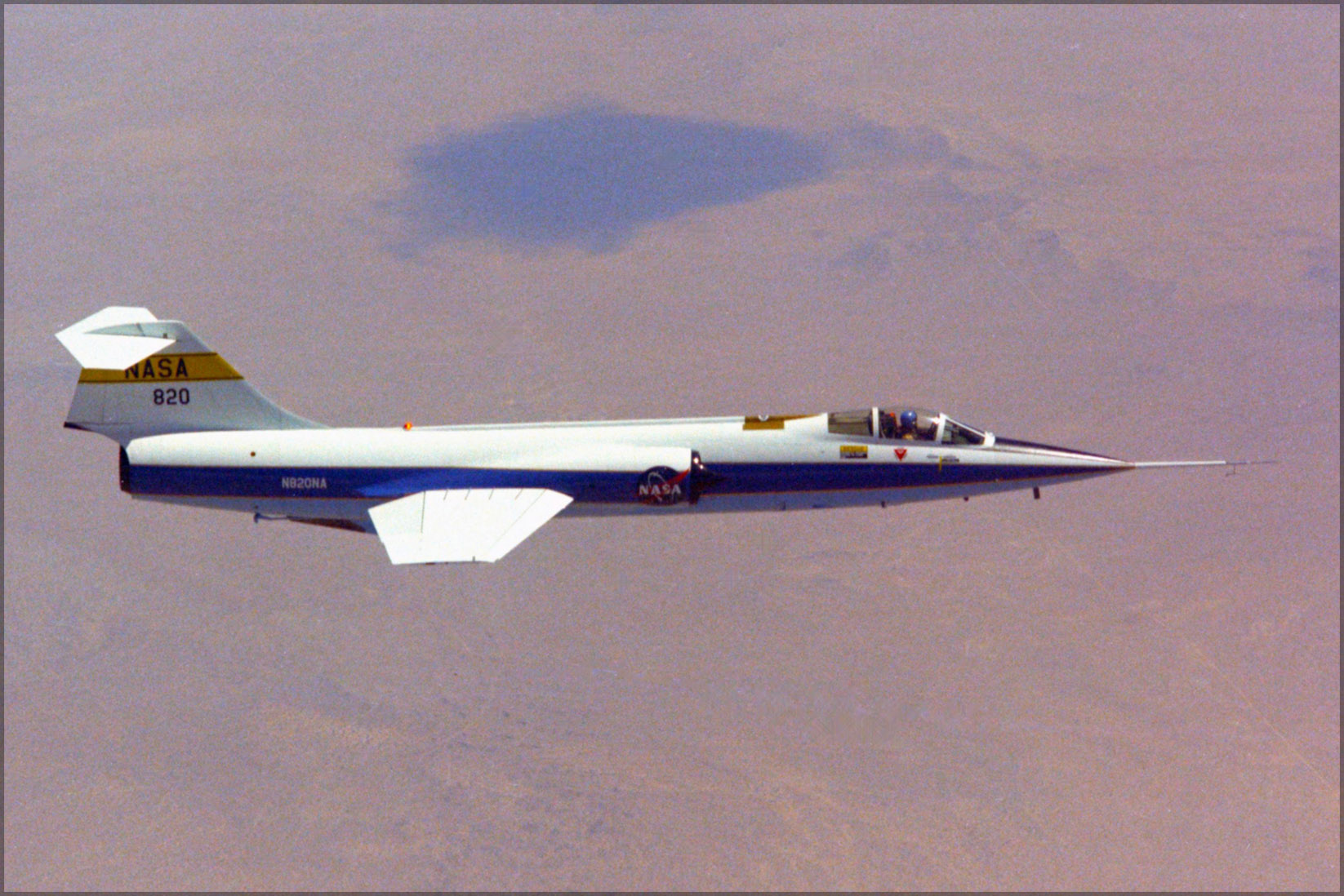 24"x36" Gallery Poster, NASA Lockheed F-104 C-5-LO Starfighter 1971 ...