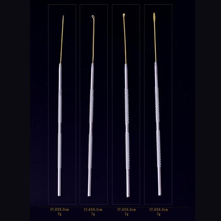 tssuouriy 4 Pieces Stainless Steel Copper Ear Pick Curette Earwax Wax ...