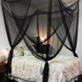 Canopy Princess Style Bed Netting Curtain Panel Bedding,Fit Queen King ...
