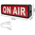 ON AIR LED Light Recording Warning Sign - Simple ON/OFF Switch - Up ...
