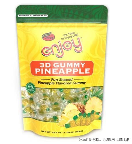 3D Gummy Pineapple Large 28.2 Ounce Bag - Walmart.com