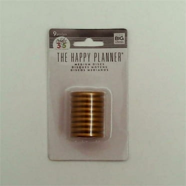 Happy Planner Discs 1.25" 9/Pkg-Gold .75" - Walmart.com