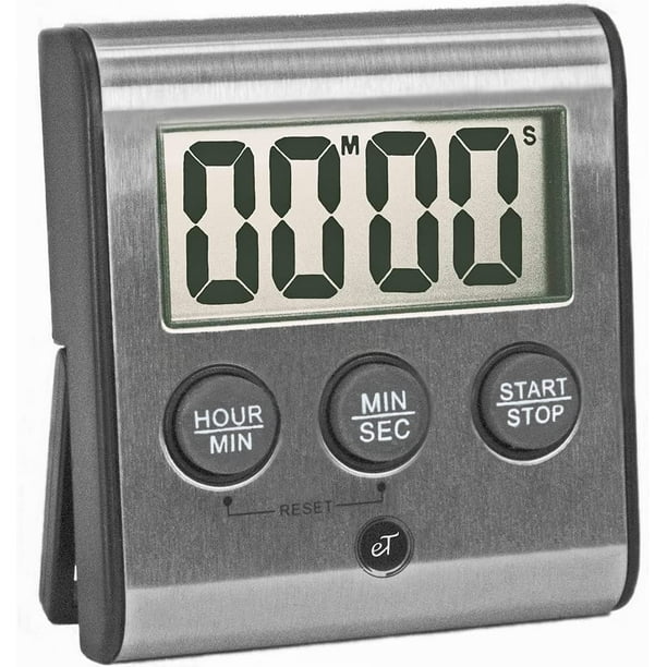 eTradewinds Elegant Digital Kitchen Timer, Stainless Steel Model eT-78 ...