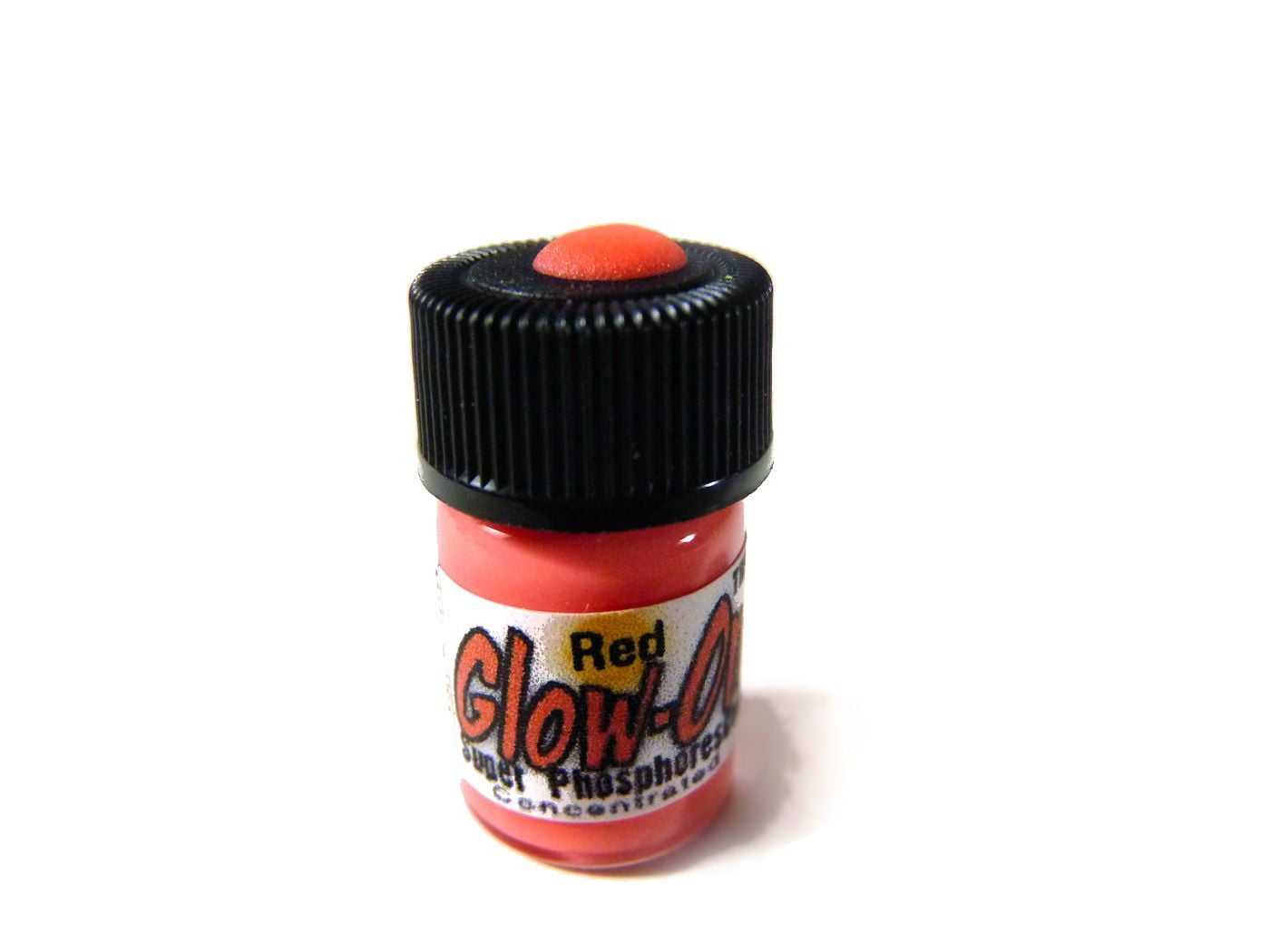 Glow On Super Phosphorescent Paint, Red Color and Red Glow Paint, Small ...