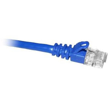 10FT CAT6 550MHZ BLUE MOLDED SNAGLESS PATCH CABLE - Walmart.com