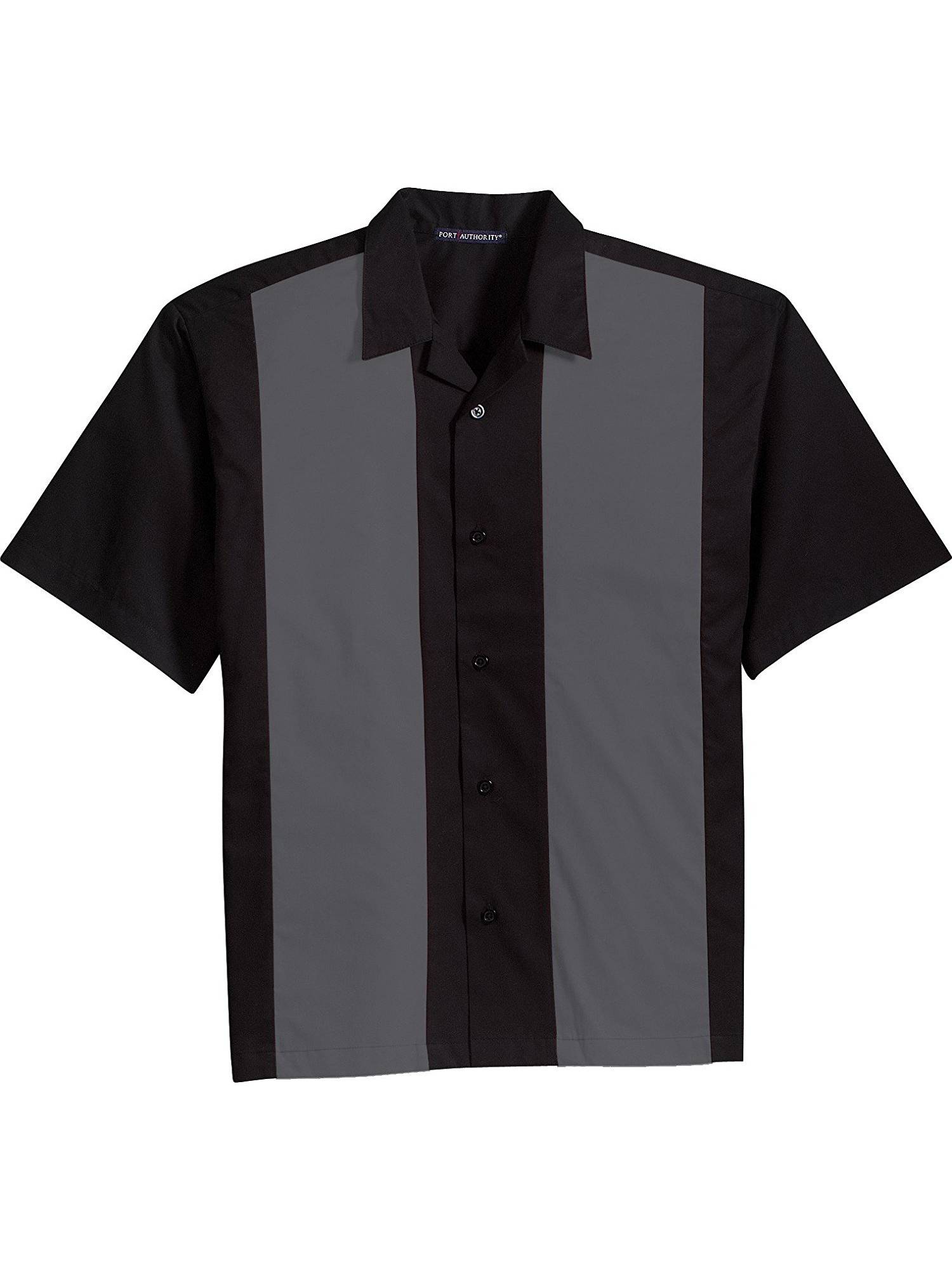 Port Authority S300 Retro Camp Shirt, Steel L - Walmart.com