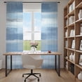 Artistic Abstract Sheer Curtains for Living Room Bedroom, Oil Painting ...