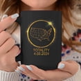 America Totality Total Solar Eclipse April 8 2024 Usa Map Coffee Mugs ...