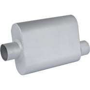 JEGS 30260 Satin SS Oval Muffler 2 1/4 in. Offset / Centered ...