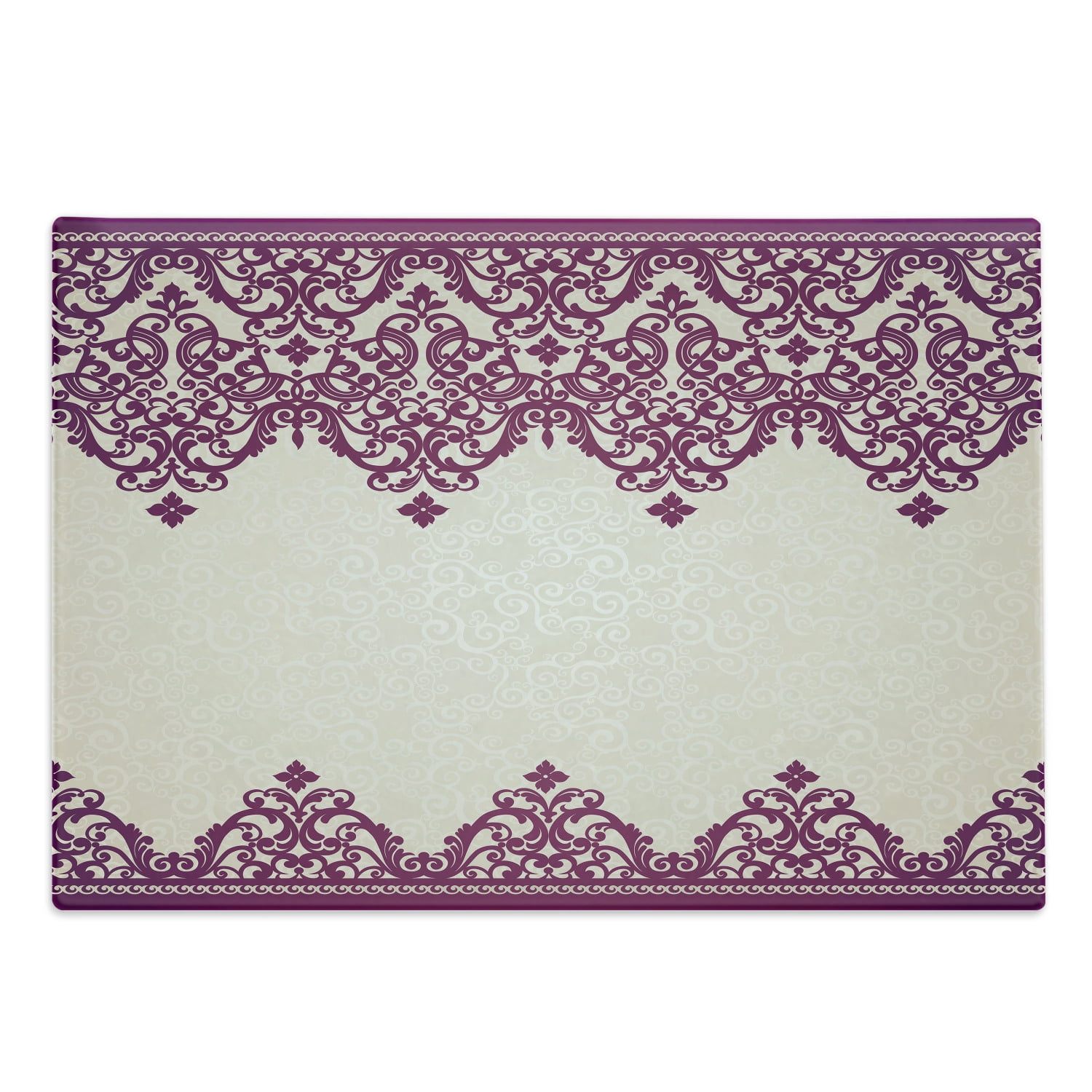 Turkish Pattern Cutting Board, Old Fashioned Borders with Spiral and ...