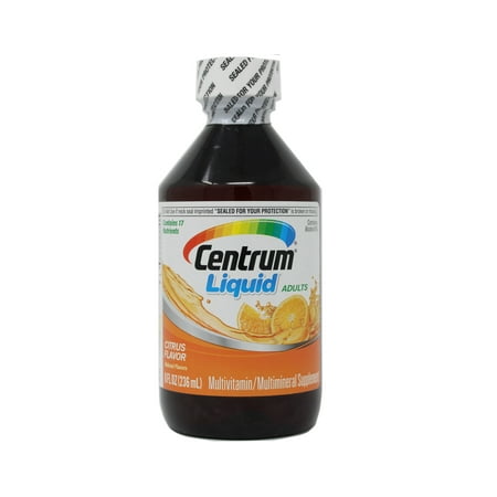 Centrum Liquid Adults Citrus Multivitamin 8 Oz - Walmart.com