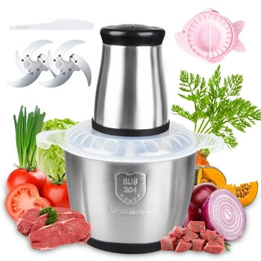 Mini Prep Food Processor 2 Cup Small Electric Food Chopper 2 Speed for ...
