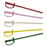 Sword Picks, 3 1/4", Assorted Colors, 10000/Carton - Walmart.com