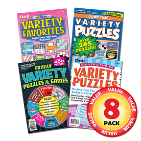 Penny Press Dell, Variety Puzzle Books 3 Pack, Sudoku, Word Seek ...