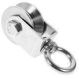 WHAMVOX Swivel Pulley Stainless Steel Rotation Wheel Heavy Duty ...