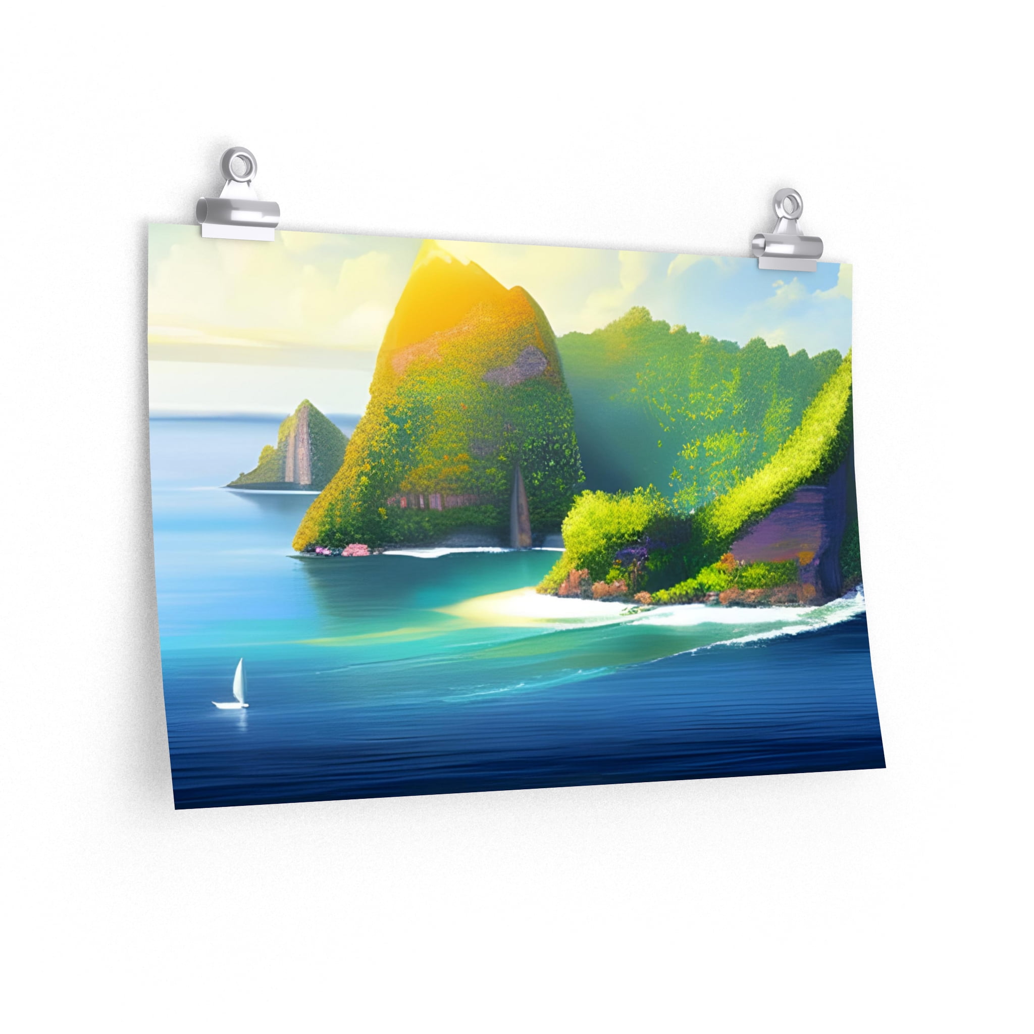 Bali Indonesia beautiful scenic art landscape Premium Matte Horizontal ...