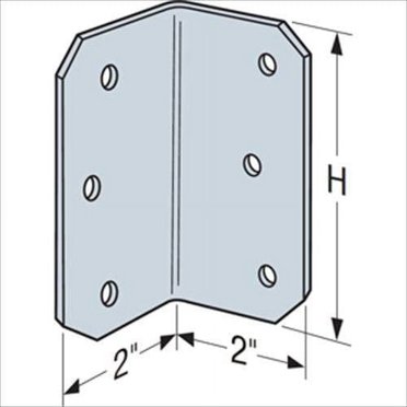 Simpson Strong Tie AC4 1 1 1 18-Gauge 4-Inch Adjustable Post Cap ...