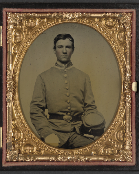 Print: Private Samuel T. Cowley Of Co. A, 2nd Virginia Infantry ...