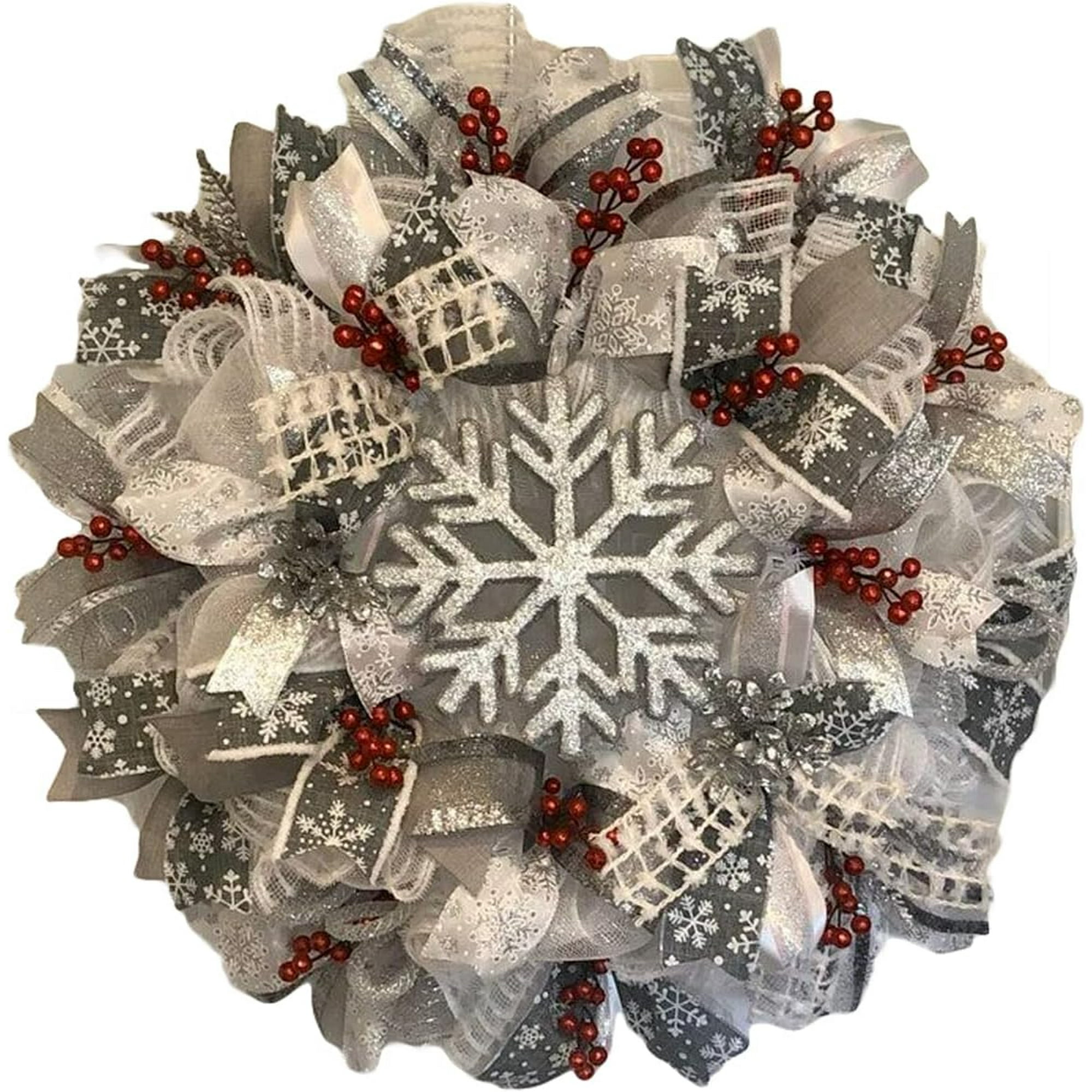 Click here for Generic 40cm Christmas Snowflake Creative Ribbon W... prices