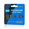 KMC Missing Link 12 Speed 2 Pairs Gold Reusable Bicycle Chain Missing ...