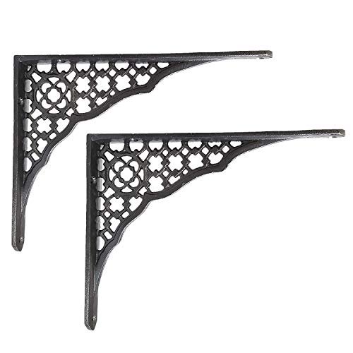 NACH Lattice Floating Shelf Bracket, Wall Mount Rustic Brackets for ...