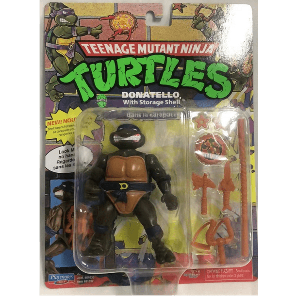 Teenage Mutant Ninja Turtles: Donatello with Storage Shell (Bilingual ...