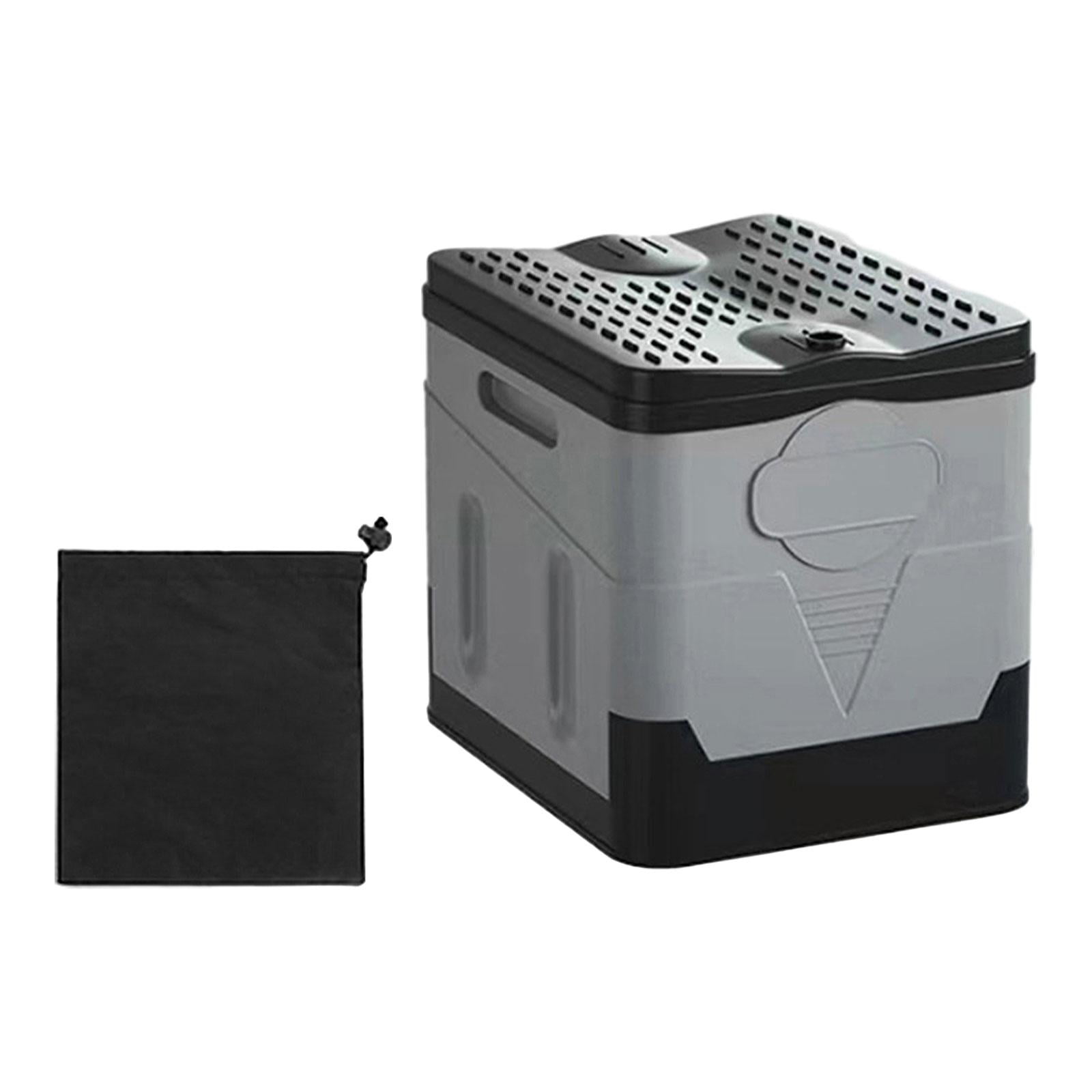 Inodoro Plegable Para Acampar, Cubo Multifuncional Para Coche, Inodoro ...