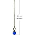 2Pcs Vintage-Style Fan Pull Ceiling Fan Chain Pulls Crystal Prism Ball 12inch Chains for Home ...