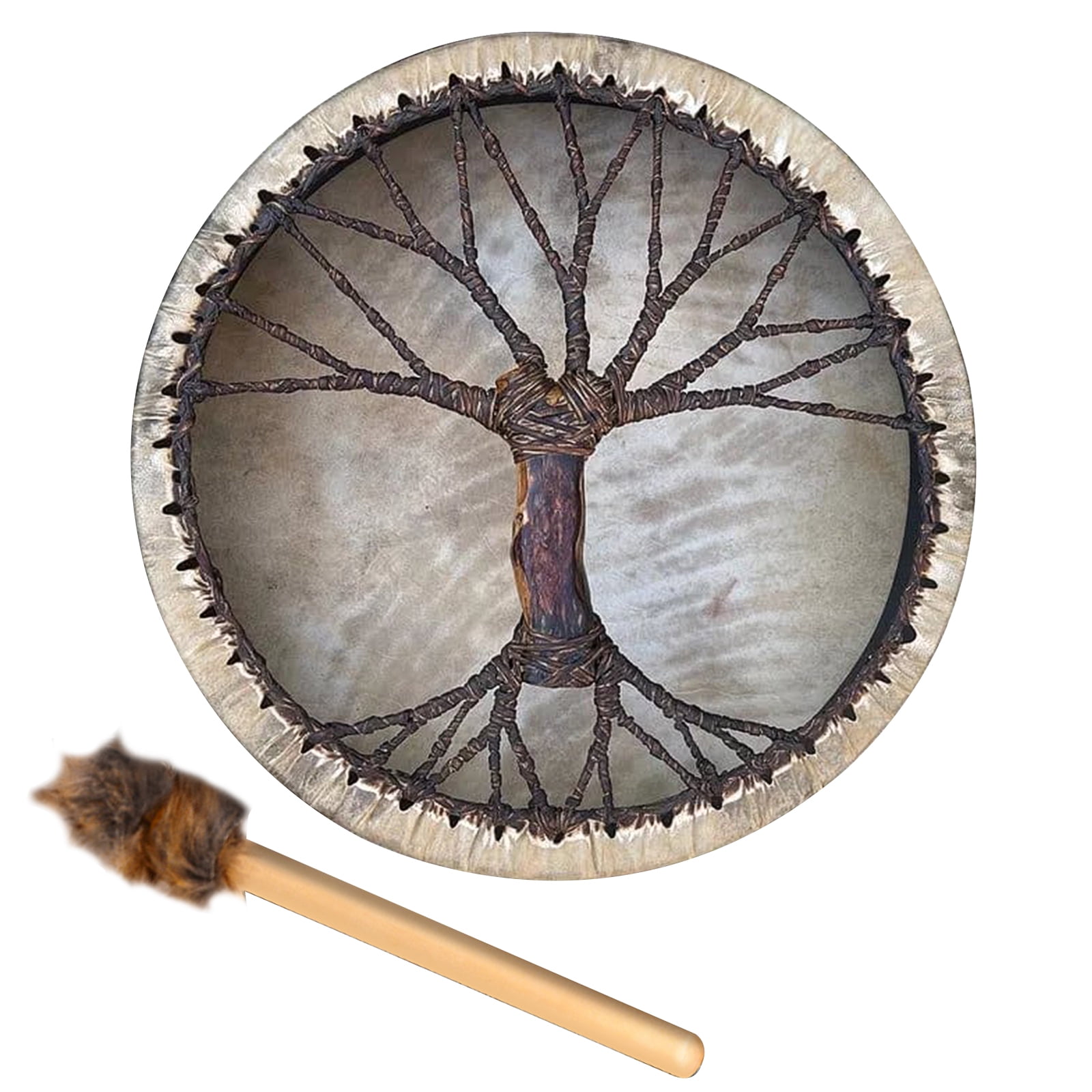 Shaman Drum Tree of Life Siberian Vegetarian Shaman Drum Sound Healing ...