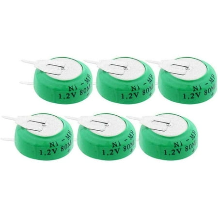 ALmi 1.2v 80mah Ni-Mh 80h Rechargeable Button Cells Button Cells for ...