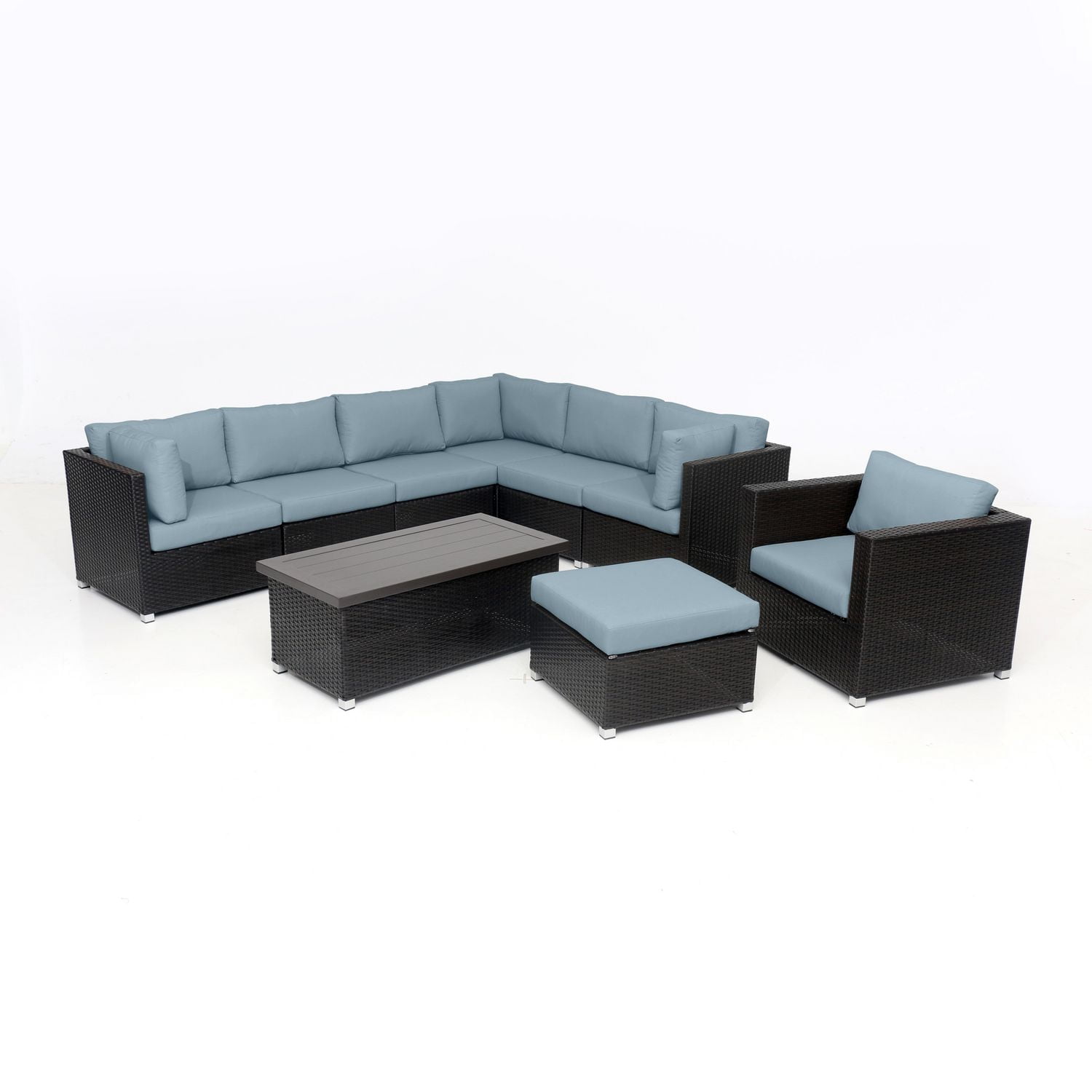 Click here for Think Patio Innesbrook Collection 9-Piece Aluminum... prices