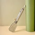 TOUMENY Kitchen Tongs, High Temperature Slotted Tips Secure Grip ...