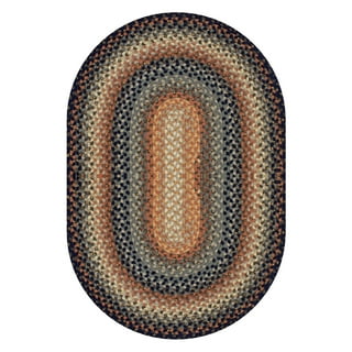 Better Trends Woodbridge Rectangular 20" x 30" Braided Rug - Cranberry ...