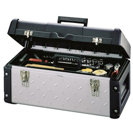Stack-On DXG-22-1-DS 22 In. Deluxe Galvanized Tool Box - Tread Plate ...