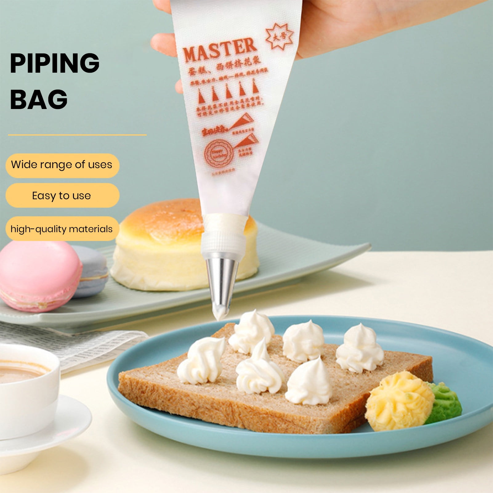 Homerr Disposable Bags Easy To Fill Piping Bags Disposable Piping Bags ...