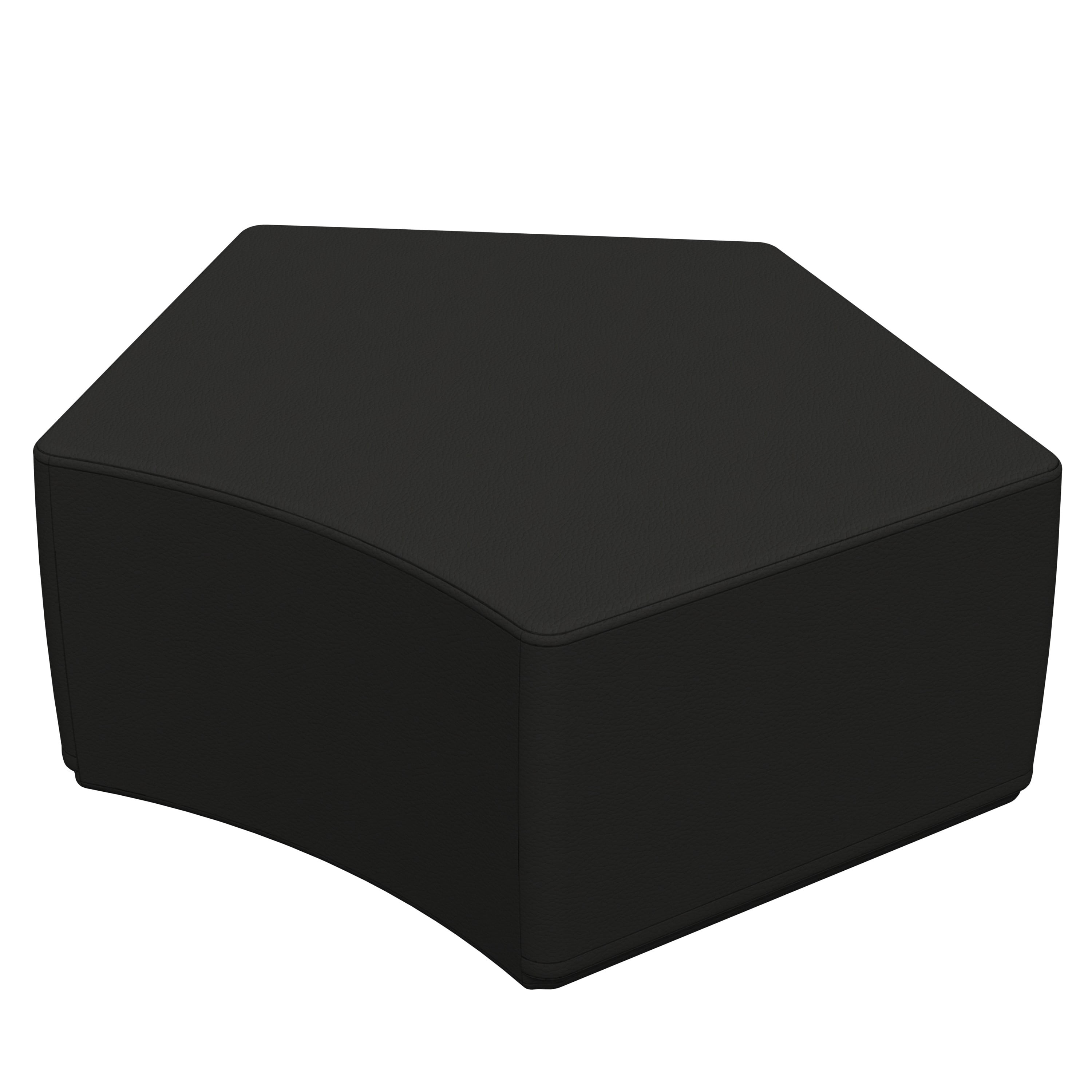 SoftZone® Penta-Fun Ottoman Junior - Black - Walmart.com