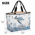 Blue Sea Turtles Beach Bag for Women, Large Breathable Mesh Beach Tote ...