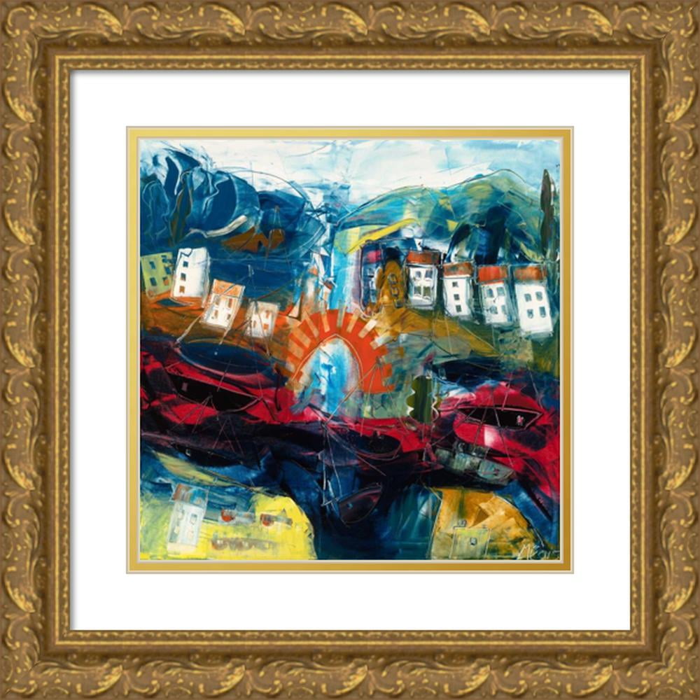 Muller,Max 15x15 Gold Ornate Wood Framed with Double Matting Museum Art ...