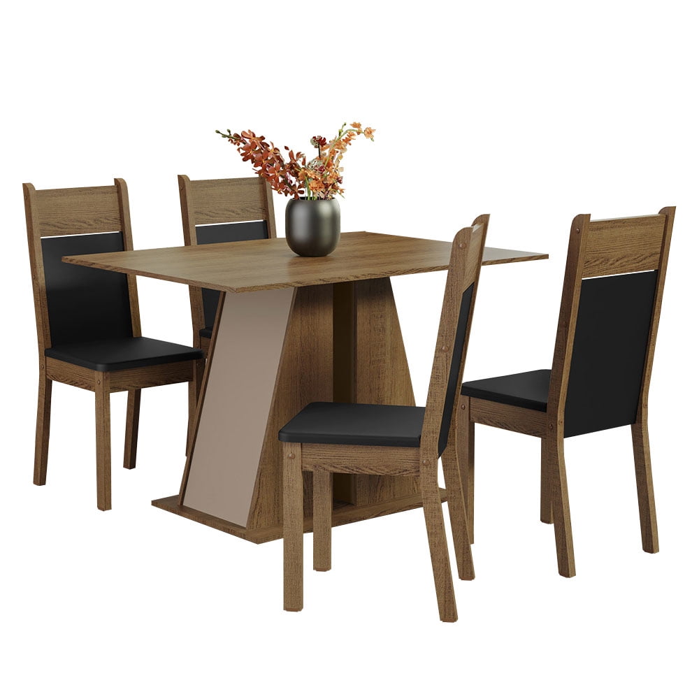 Juego de Comedor con Mesa y 4 Sillas Madesa Angel MCN | Bodega Aurrera ...
