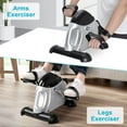 Mini Exercise , Under Desk Pedal Exerciser Portable Foot Cycle Arm ...