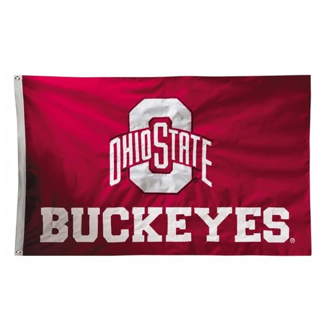 Bsi Products 33055 Ohio State Buckeyes - 2-sided Nylon Applique 3 x 5 ...