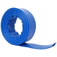 2"x 50 FT Pool Backwash Hose, Blue Heavy Duty Reinforced PVC Lay Flat ...