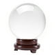 Amlong Crystal 8" (200mm) Crystal Ball with Wood Stand - Walmart.com