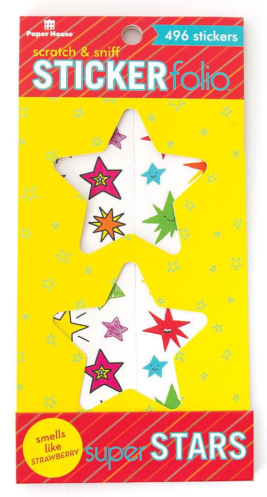 Paper House Productions Super Stars Scratch & Sniff Sticker Folio for ...