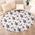 60 Inch Round Flannel Blanket for Adults & Kids, Soft, Cozy ...